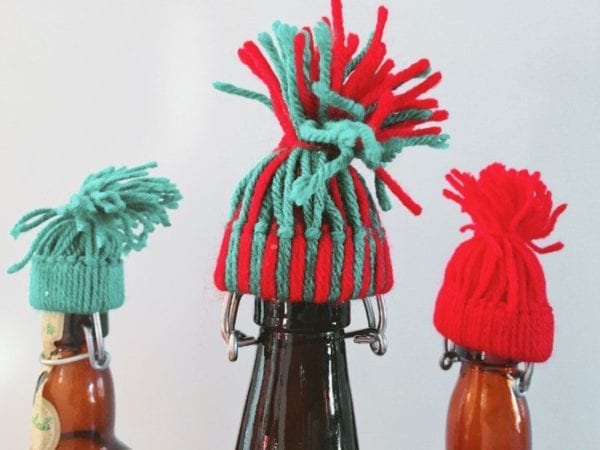 DIY Gift Wrapping | How to Make Homemade Bottle Toppers - Permacrafters