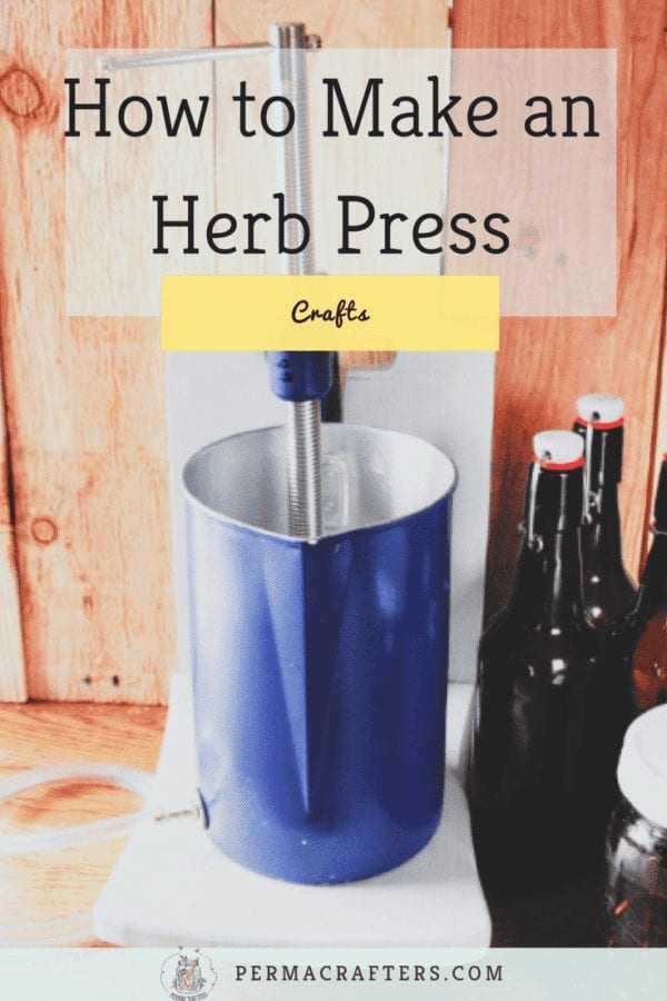 How to Make an Herb Press from Salvaged Materials - Permacrafters