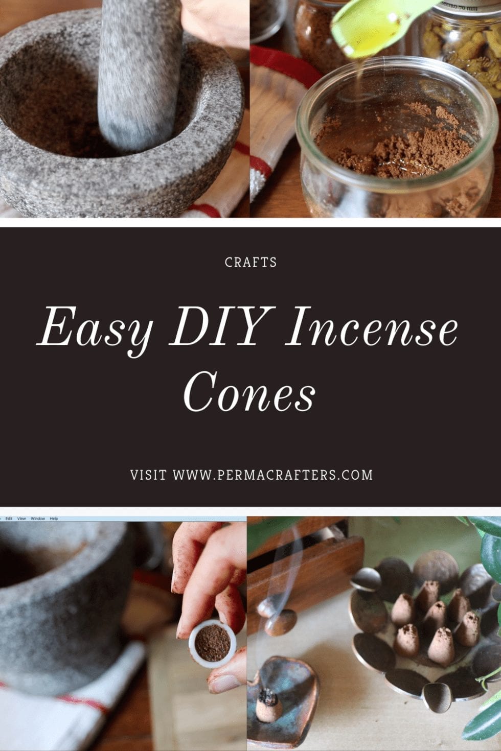 Easy DIY Incense Cones - Permacrafters