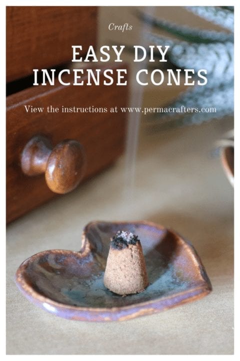Easy DIY Incense Cones - Permacrafters